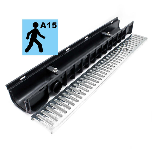Drainage Storm Ground Channel 6x1m 1.5t Galvanized Rain Sewage Water ...