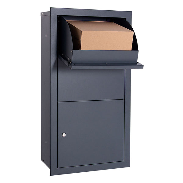 Parcel Box for Wall Fastening Anthracite Letterbox Home Parcel Pick-up ...