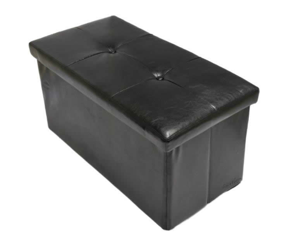 FOLDING PINK OTTOMAN STORAGE BOX – Gilligan sales